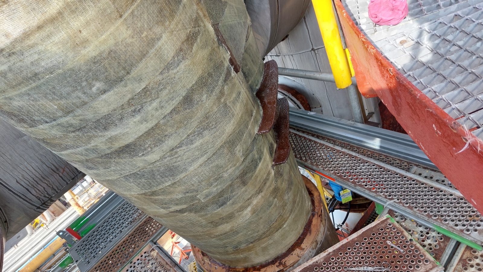 Banding of a 500 mm diameter nitrogen pipeline - Corrotech Engineering