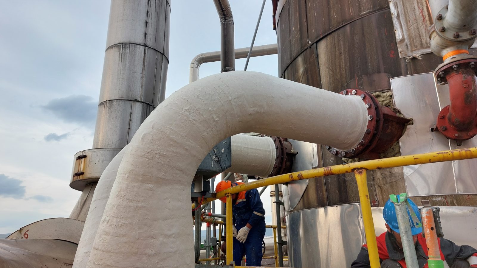 Banding of a 500 mm diameter nitrogen pipeline - Corrotech Engineering